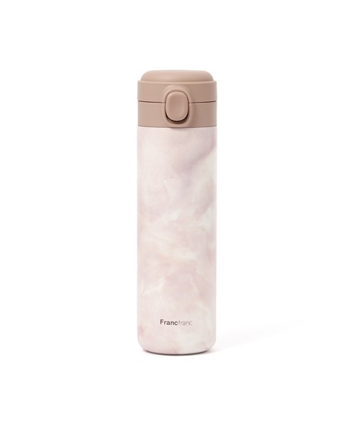 Francfranc（フランフラン） 水筒 ワンタッチ ステンレスボトル 480ml マーブルブラウン : ZOZOTOWN Yahoo!店 - 通販 - Yahoo!ショッピング