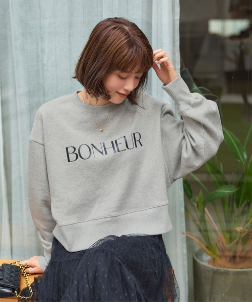 titivate 「titivate」 スウェットカットソー S 杢グレー レディース : ZOZOTOWN Yahoo!店 - 通販 - Yahoo!ショッピング