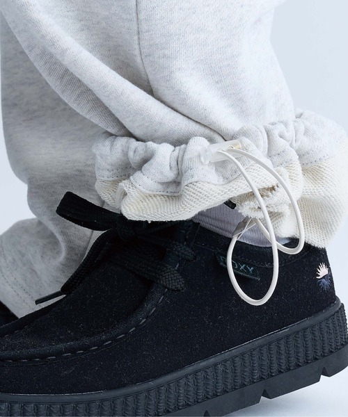 ROXY BORN TO BE PANT/ロキシードローコード付きワイドシルエットスウェットパンツ レディース : ZOZOTOWN ...