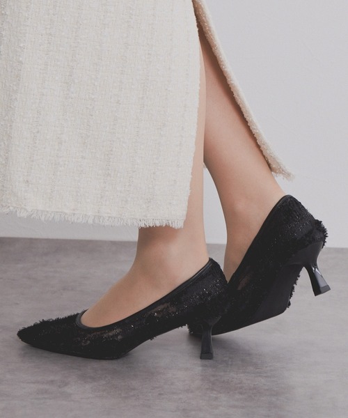 NICAL パンプス 「NICAL」フリンジチュールパンプス/554108 レディース : ZOZOTOWN Yahoo!店 - 通販 - Yahoo!ショッピング