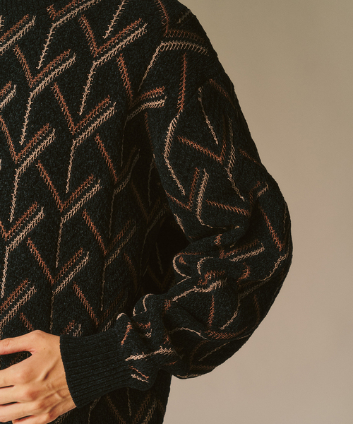 417 EDIFICE（フォーワンセブンエディフィス） セーター ニット ジオメ