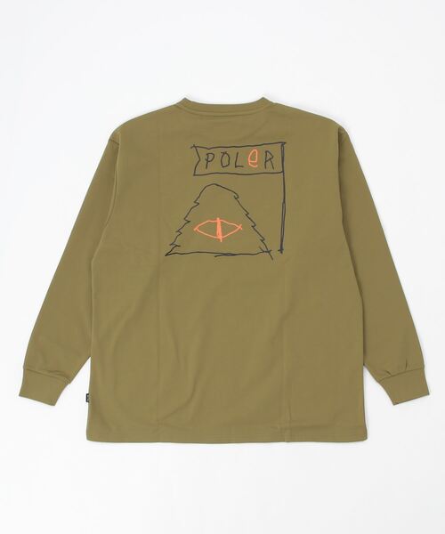 POLeR 「POLeR」 長袖Tシャツ X-LARGE オリーブ メンズ : ZOZOTOWN Yahoo!店 - 通販 - Yahoo!ショッピング