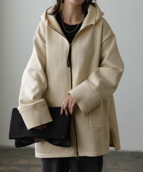 HUG.U 「HUG.U」 ジップアップパーカー FREE クリーム レディース : ZOZOTOWN Yahoo!店 - 通販 - Yahoo!ショッピング