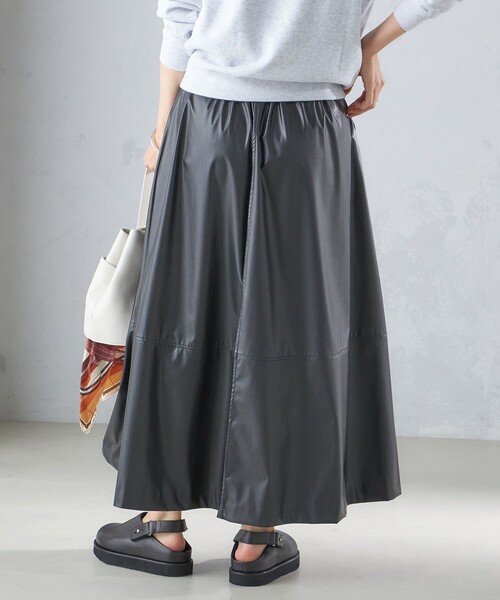 スカート 「手洗い可能」フェイクレザー ギャザー スカート 24AW レディース :85010979:ZOZOTOWN Yahoo!店 - 通販 - Yahoo!ショッピング