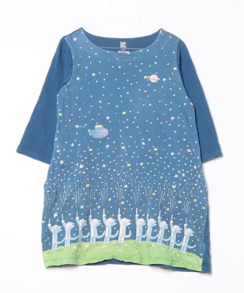 Design Tshirts Store graniph 「Design graniph」 7分袖ワンピース「11ぴきのねこコラボ」 FREE ...