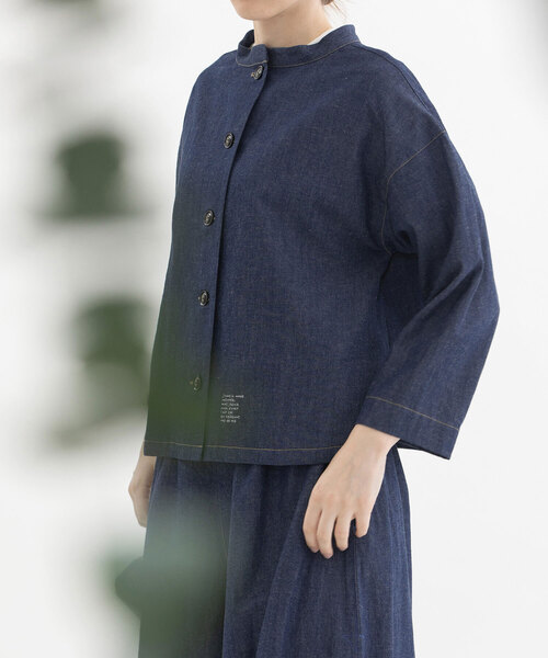 nop de nod アウター コットンリネンデニム・コットンツイルボトルネック2wayトップス レディース : ZOZOTOWN Yahoo!店 - 通販 - Yahoo!ショッピング