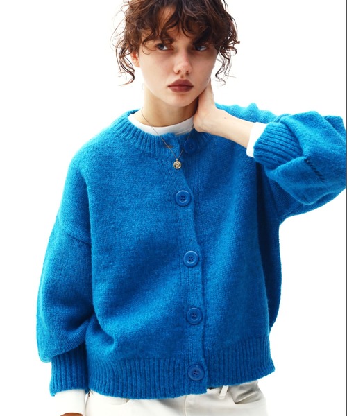 カーディガン ボタンクルーネックカーディガン :60077980:ZOZOTOWN Yahoo!店 - 通販 - Yahoo!ショッピング