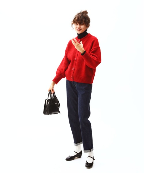 カーディガン ボタンクルーネックカーディガン :60077980:ZOZOTOWN Yahoo!店 - 通販 - Yahoo!ショッピング