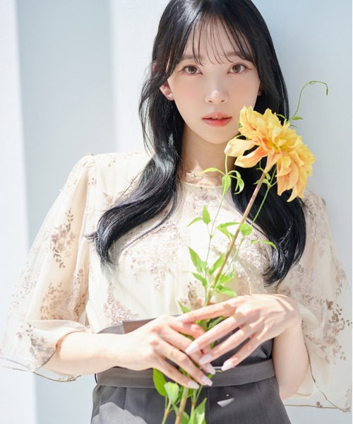 mysty woman 「mysty woman」 半袖ブラウス FREE アイボリー レディース : ZOZOTOWN Yahoo!店 ...