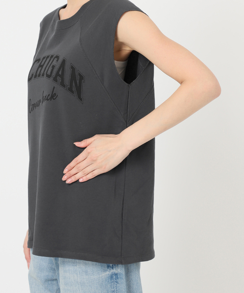 Spick＆Span tシャツ ミニ裏毛ロゴノースリーブプルオーバー レディース : ZOZOTOWN Yahoo!店 - 通販 - Yahoo!ショッピング