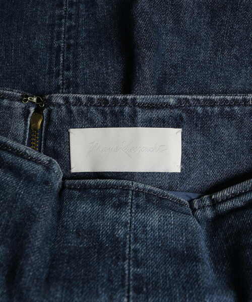 Yahoo!オークション - 「mame」 デニムスカート 2 ブルー レディース