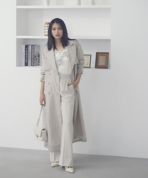 PROPORTION BODY DRESSING（プロポーションボディドレッシング） トレンチコート MEDIUM ベージュ レディース : ZOZOTOWN Yahoo!店 - 通販 ...