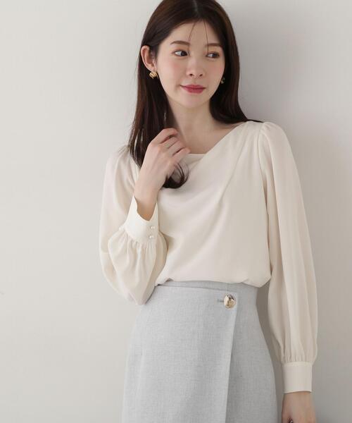 PROPORTION BODY DRESSING 「PROPORTION DRESSING」 長袖ブラウス SMALL ホワイト系その他 ...