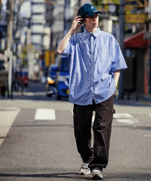 NULL シャツ 「NULL」接触冷感 速乾 ストライプ 半袖シャツ メンズ レディース : ZOZOTOWN Yahoo!店 - 通販 - Yahoo!ショッピング