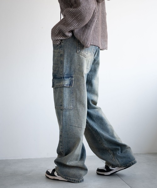 dispark ジーンズ デニム デニムパンツ DISPARK/ヴィンテージウォッシュカーゴデニム レディース : ZOZOTOWN Yahoo!店 - 通販 - Yahoo!ショッピング