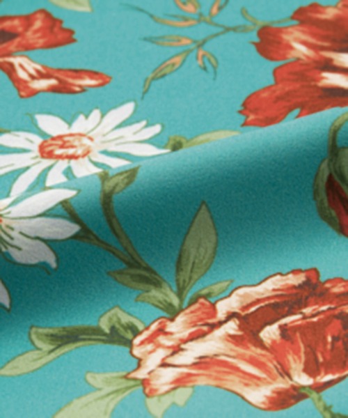 RANAN（ラナン） ワンピース レトロフラワーティアードワンピ