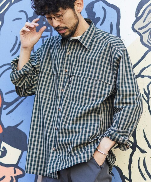 Foxfire 「Foxfire」 長袖シャツ MEDIUM グリーン メンズ : ZOZOTOWN Yahoo!店 - 通販 - Yahoo!ショッピング