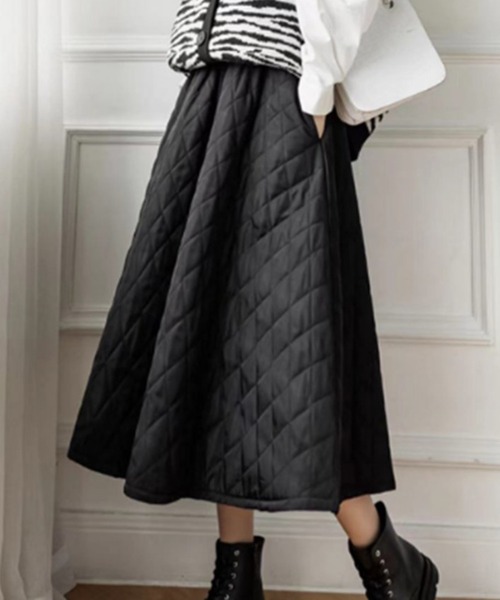 SETUP7 スカート 「SETUP7」キルティングフレアスカート KNF037 : ZOZOTOWN Yahoo!店 - 通販 - Yahoo!ショッピング