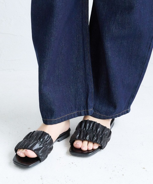 Yahoo!オークション - 「LEPSIM」 ミュール MEDIUM シルバー レディー...