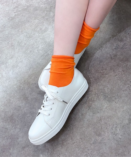 enchanted スニーカー 「APOM」本革アンライニングレースアップスニーカー レディース : ZOZOTOWN Yahoo!店 - 通販 - Yahoo!ショッピング