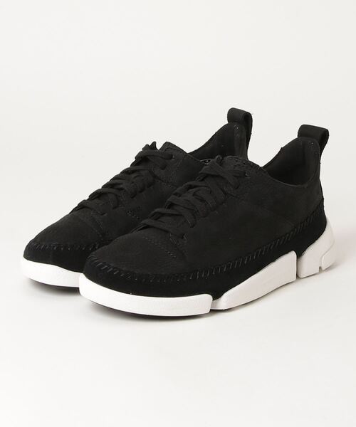 Clarks（クラークス） スニーカー Trigenic2 Tact / メンズトライジェニック2タクト（ブラックヌバック） メンズ ...