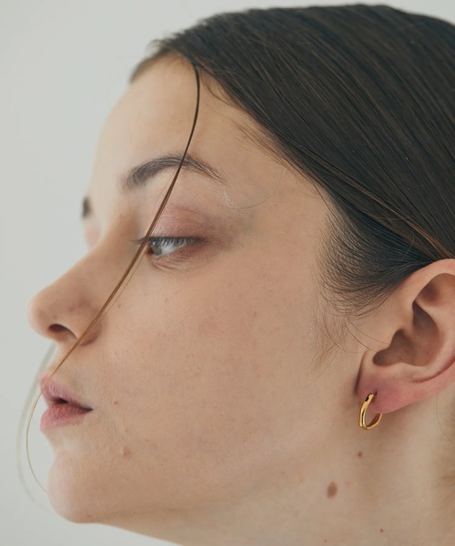 ENOUGH ピアス /ニュアンスフープピアス / egh-05 レディース : ZOZOTOWN Yahoo!店 - 通販 - Yahoo!ショッピング