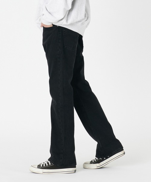 パンツ デニム ジーンズ Levi's/リーバイス 517(TM) ブーツカット ブラック WELCOME TO THE RODEO ...