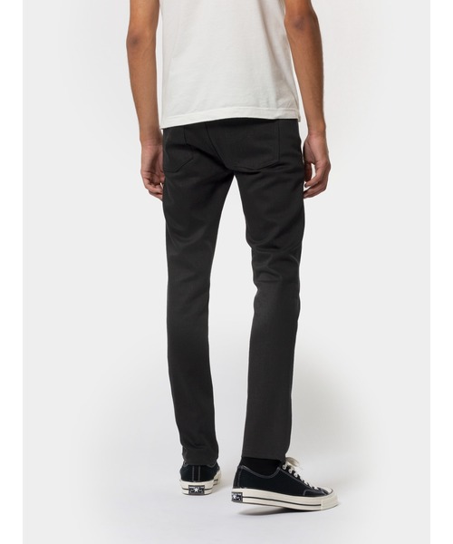 Nudie Jeans（ヌーディージーンズ） ジーンズ Lean Dean Dry Everblack リーンディーン スリムテーパード ジーンズ(レングス30) メンズ レディース ...