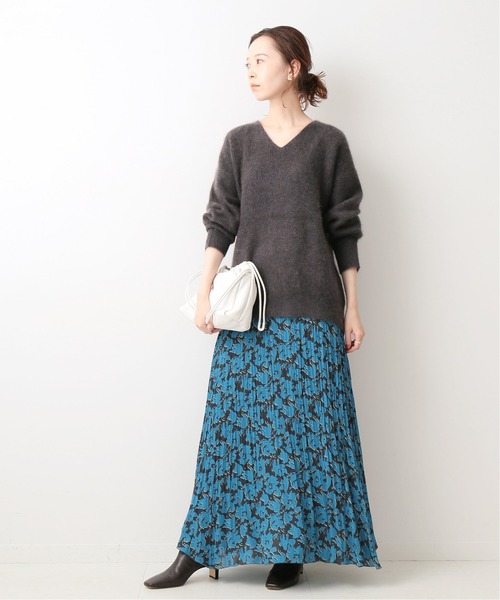 Yahoo!オークション - 「IENA」 Vネックニット FREE グレー レディース